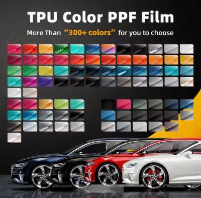 China High Quality TPU Car Wrap Film Gloss Enhancement PET Heat Self-Healing Anti-Scratch Hydrophobic Auto Paint Protection Film for sale