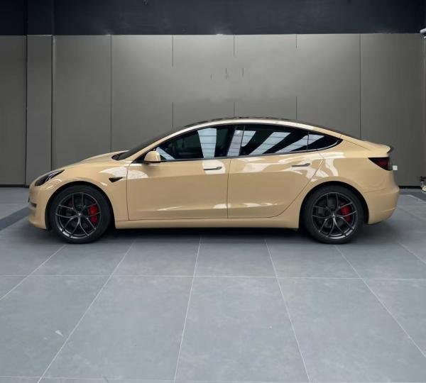 Quality TPU Crystal Desert Yellow Car Wrap Film PET Heat Self Healing Anti Scratch Hydrophobic Auto Body Paint Protection Film for sale
