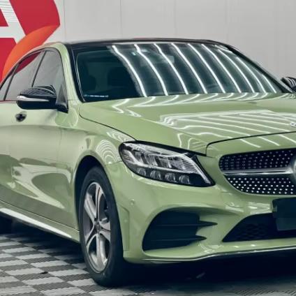 Quality TPU Crystal Khaki Green Car Wrap Film PET Heat Self Healing Anti Scratch Hydrophobic Auto Body Paint Protection Film for sale