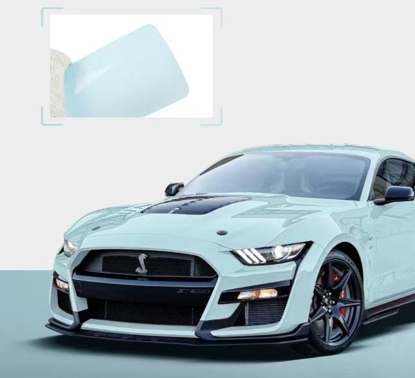 Quality TPU Crystal Glacier Blue Car Wrap Film PET Heat Self-Healing Anti-Scratch Hydrophobic Auto Paint Protection Film for sale