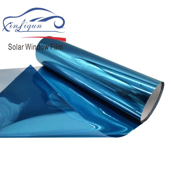 Quality Privacy protection Control Solar Anti Heat Super Glossy Light Bule Tinted Window Car Film for Automobile Windshield for sale