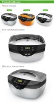 China Plastic 7 Timer 40000Hz Digital Ultrasonic Cleaner for sale