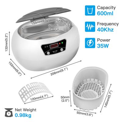 China Reinigingsmachine van Skymen600ml 35W de Ultrasone Juwelen Te koop