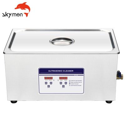 China Skymen 22L 480W Fuel Injector SS304 Lab Tools Ultrasonic Cleaner with Timer and Heater for sale