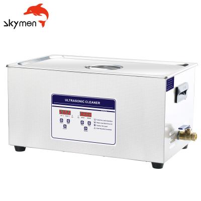 China Skymen 22L 480W Fuel Injector SS304 Lab Tools Ultrasonic Cleaner with Timer and Heater for sale
