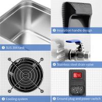China Touch Sensitive 22L 480w Ultrasonic Cleaning Machine For Tools for sale