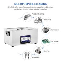 China Touch Sensitive 22L 480w Ultrasonic Cleaning Machine For Tools for sale
