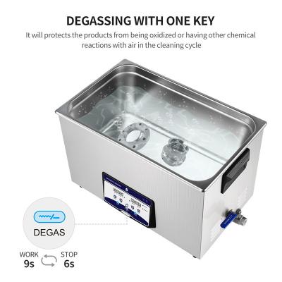 Cina bagno ultrasonico di acciaio inossidabile di 40kHz 8gallon per le parti di metallo 30L in vendita