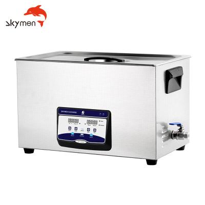 China Skymen JP-100S di 30l 480W Sonic Wave Ultrasonic Parts Cleaner con degassamento for sale