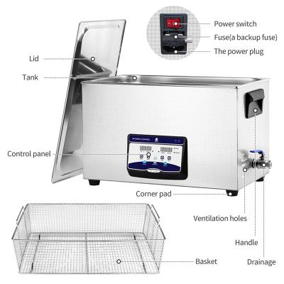 Cina Skymen JP-100S di 30l 480W Sonic Wave Ultrasonic Parts Cleaner con degassamento in vendita