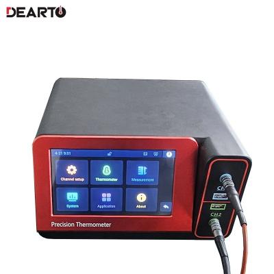 China Instrumento de medição de temperatura de alta precisão personalizável com resolução de 0,0001C à venda