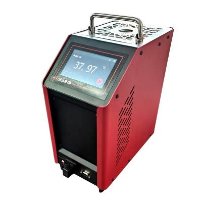 Cina Calibratore di temperatura a blocco secco portatile della serie DTG Colore rosso e prestazioni stabili in vendita