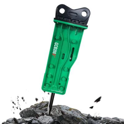 중국 잭 록 톱 타입 20톤 발굴기 배크호를 위한 수압 브레이커 망치 ODM 판매용