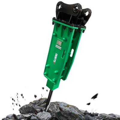 중국 최상형 75mm 도구 지름 수압 파기기 6- 9 톤 발굴기 배크호 로더 JCB3CX CAT416 판매용