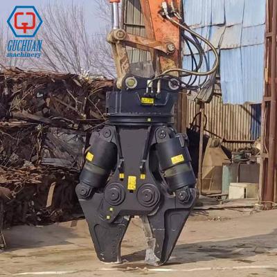 China GCS09 Heavy Duty Double Cylinder Hydraulic Shear Cutter for 6-9 Tons Excavator for sale