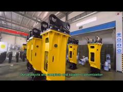 Martello demolitore idraulico per escavatore da 20 tonnellate, scalpello da 135 mm, design silenzioso per demolizioni edili
