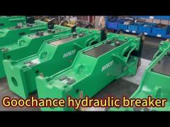 Guchuan SB81 / GCB220 Box Silent Type Hydraulic Breaker 1978kg with 140mm Chisel Suitable for 18-26