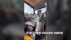 SEWOOMIC HX80G 8 Ton Crawler Excavator: Yanmar Powered & Load Sensing Technology