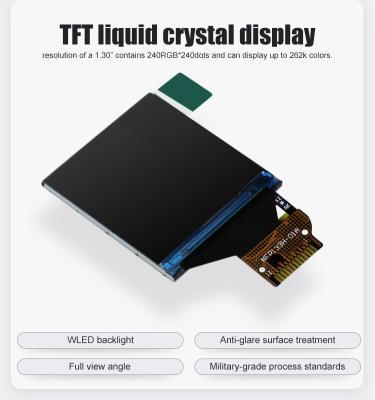 China Pantalla táctil de ST7789V IC TFT LCD 240*240 a la vista para los relojes elegantes en venta