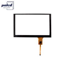 China POLCD 5 Inch Waterproof Oil-Proof Capacitive Touch Screen with 800×480 Resolution and I2C Interface for sale
