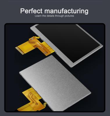 Κίνα 480x272 Ανάλυση 4,3 ιντσών Tft Lcd οθόνη Rgb Διασύνδεση Ili6485 Ic Ctp προς πώληση