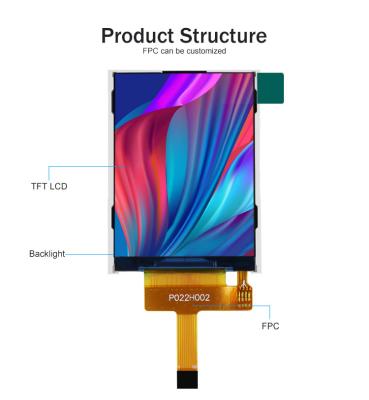 China Polcd 44.64mm Touchscreen Display Module 2.2 inch Tft Spi 240x320 Raspberry Pi for sale