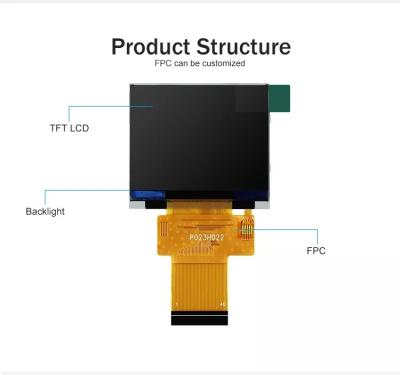 China Polcd Black 320*240 RGB TFT Display 18 Bit High Brightness 2.31 inch LCD Panel for sale