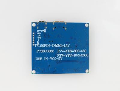 China Polcd 50PMTTL AT070TN92 800*480 1024x600 USB HD MI VGA 7-Zoll-LCD-Display-Treiber zu verkaufen