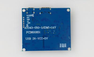 Китай Polcd 4,3 дюйма 5 дюймов PCB 480x272 40pin AT043TN24.V.1 mirco USB HD MI VGA RGB Connector Универсальная панель привода продается