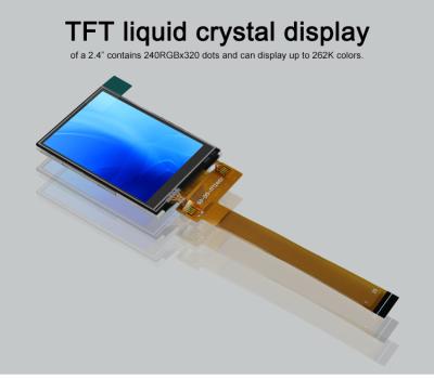 Cina Polcd Black 8080 MCU 2,4 pollici Tft Display 8 bit 2,4 Tft Spi 240x320 in vendita
