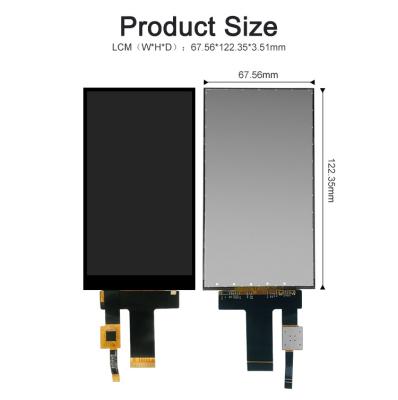 Cina Polcd 5 pollici IPS Panel 720x1280 HX8394-F Alta luminosità MIPI Touch Capacitive 5" TFT LCD Touch Display Modulo in vendita