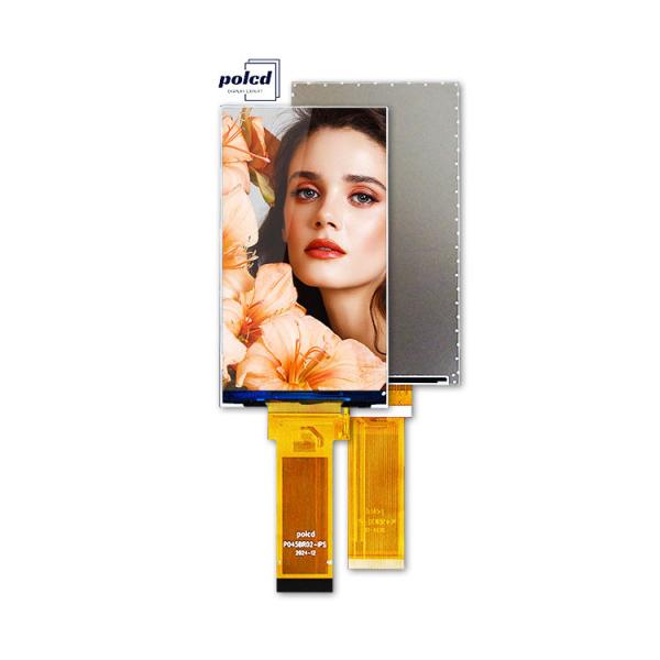 Polcd 4.5 ιντσών TFT LCD Μοντέλο 480*854 Ανάλυση 300 Nits RGB 24bit Διασύνδεση 4,5