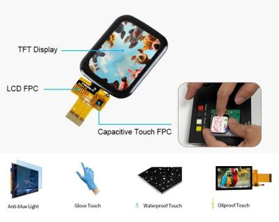 China Polcd 1.69 Inch Touch Screen Lcd Display 240x280 SPI interface Small TFT Module for sale