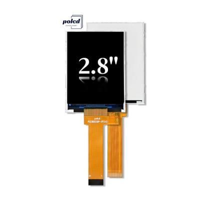 China Polcd 2.8 Inch TFT 240*320 Resolution ST7789P3-G6 Ic MCU Interface IPS LCD Display Module for sale