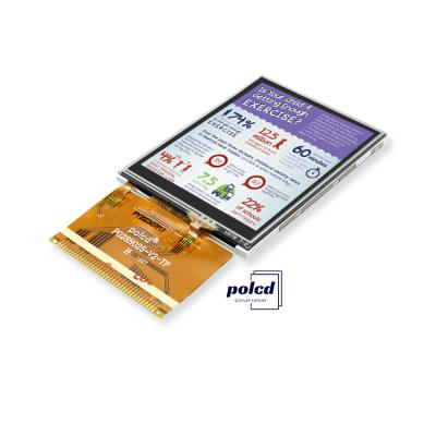China Polcd 2.8 inch 240*320 QVGA MCU 16bit TFT LCD Screen Module 37Pin LCD Display with Touch Panel for sale