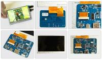 China Polcd 4.3 5 Inch LCD Display Module 800x480 Resolution HDM-I Interface Driver Board for sale