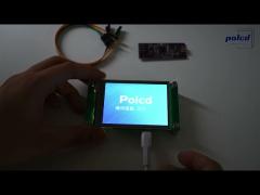 Polcd 2.8 인치 TFT LCD 디스플레이 모듈 240x320 산업 일련 포트 HMI 화면