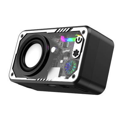 China Transparent Mecha Small Wireless Bluetooth Speaker for sale