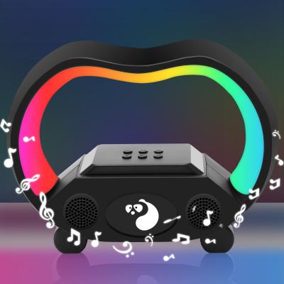China Multi Function Smart Led Light Box Outdoor Portable Wireless Party Speakers RGB Fun Colors for sale