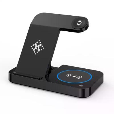 China 15W 4 In 1 Wireless Charger Dock Station Slim Folding Fast Charging For Apple iPhone Samsung for sale