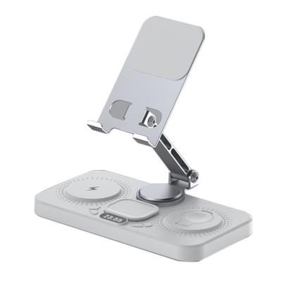 China 3 In 1 Wireless Charger Dock Station Max 15W Fast Charging Wireless For I Series Wireless Device for sale