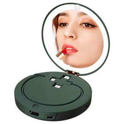 China 3 In 1 Mirror Power Bank 5000mAh Detachable Cable Portable Wired Hand Warmer Function Fast Charger for sale
