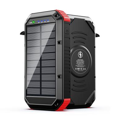 China 0000mah Wireless Fast-Charging Power Bank with Pd 18W Waterproof Micro USB Input Interface Charged by Solar Charger for sale