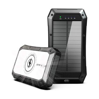 China Dual USB Waterproof Solar Power Bank for sale