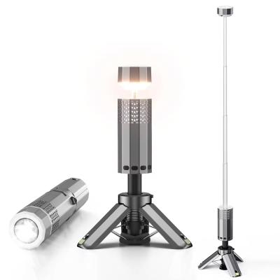 China Collapsible LED Outdoor Camping Lantern With Hanging Hook Telescopic Camping Emergency Light for sale