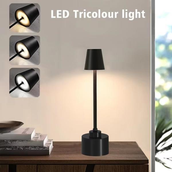 Quality Modern LED Light Table Lamp Outdoor Indoor Rechargeable Cordless Simple Sleek for sale