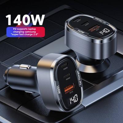 China Smart Fast Charging Car Charger PD 45W With Type C Port Digital Display for sale
