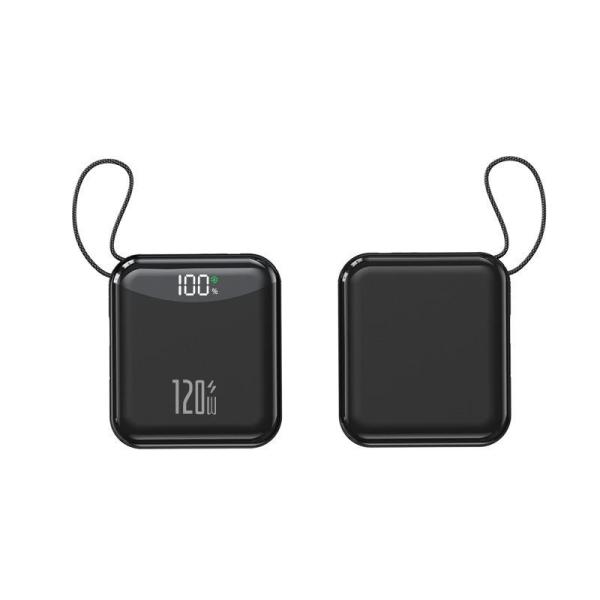 Quality 3C-certified PD Fast Charging Power Bank 20 000 MAh Built-in Cable USB Output ABS Material Mini Portable Charger Custom LOGO for sale