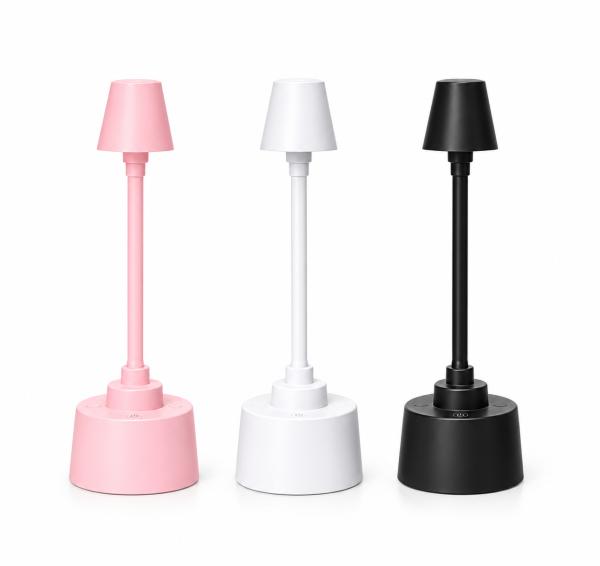 Quality Rechargeable Cordless Modern LED Light Table Lamp Outdoor Indoor Simple Sleek Design Power Bank Function for sale