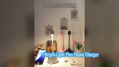 Portable Desk Lamp With Built In Power Bank Charger